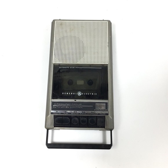 GE | Other | Vintage General Electric Ge 356d Portable Cassette Player ...
